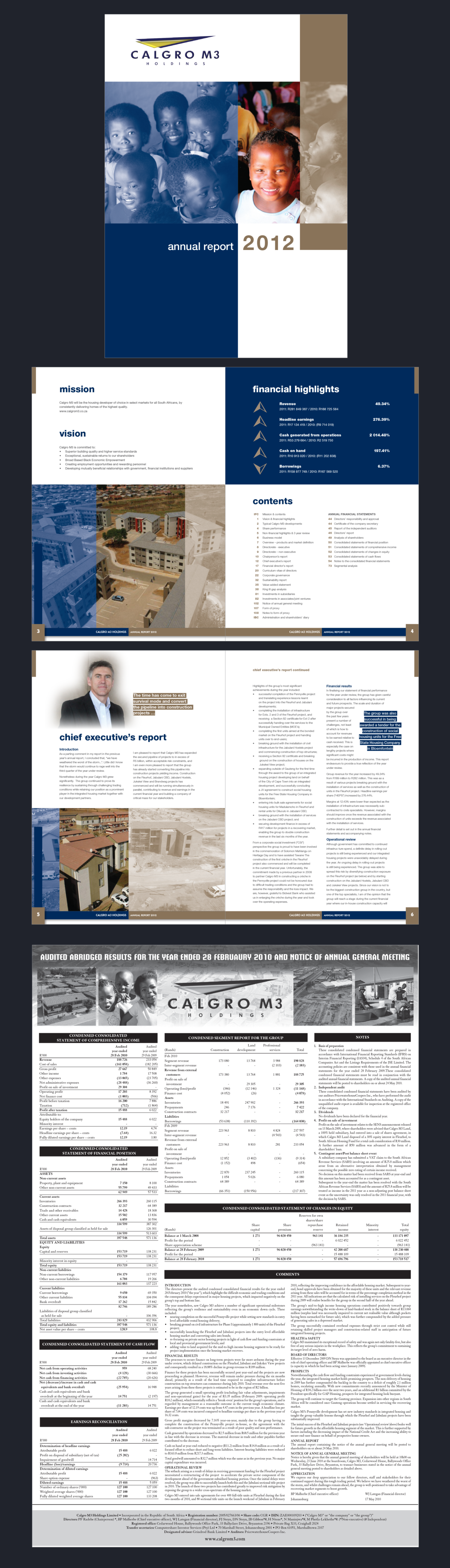 ANNUAL REPORT & FINANCIAL STATEMENTS - Brand By Design