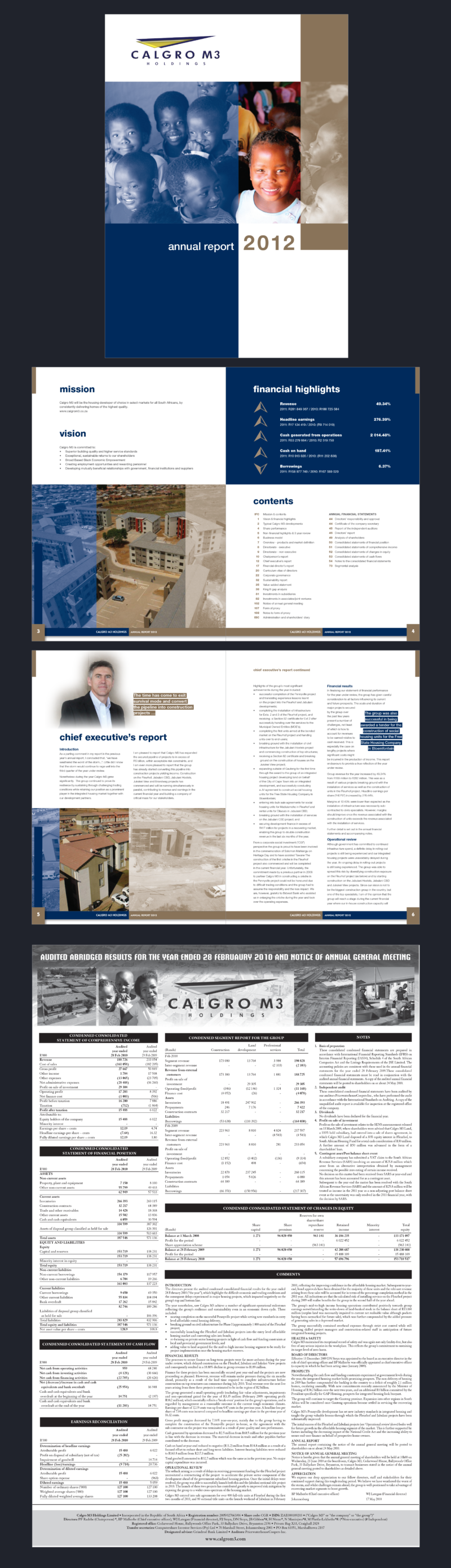 ANNUAL REPORT & FINANCIAL STATEMENTS - Brand By Design